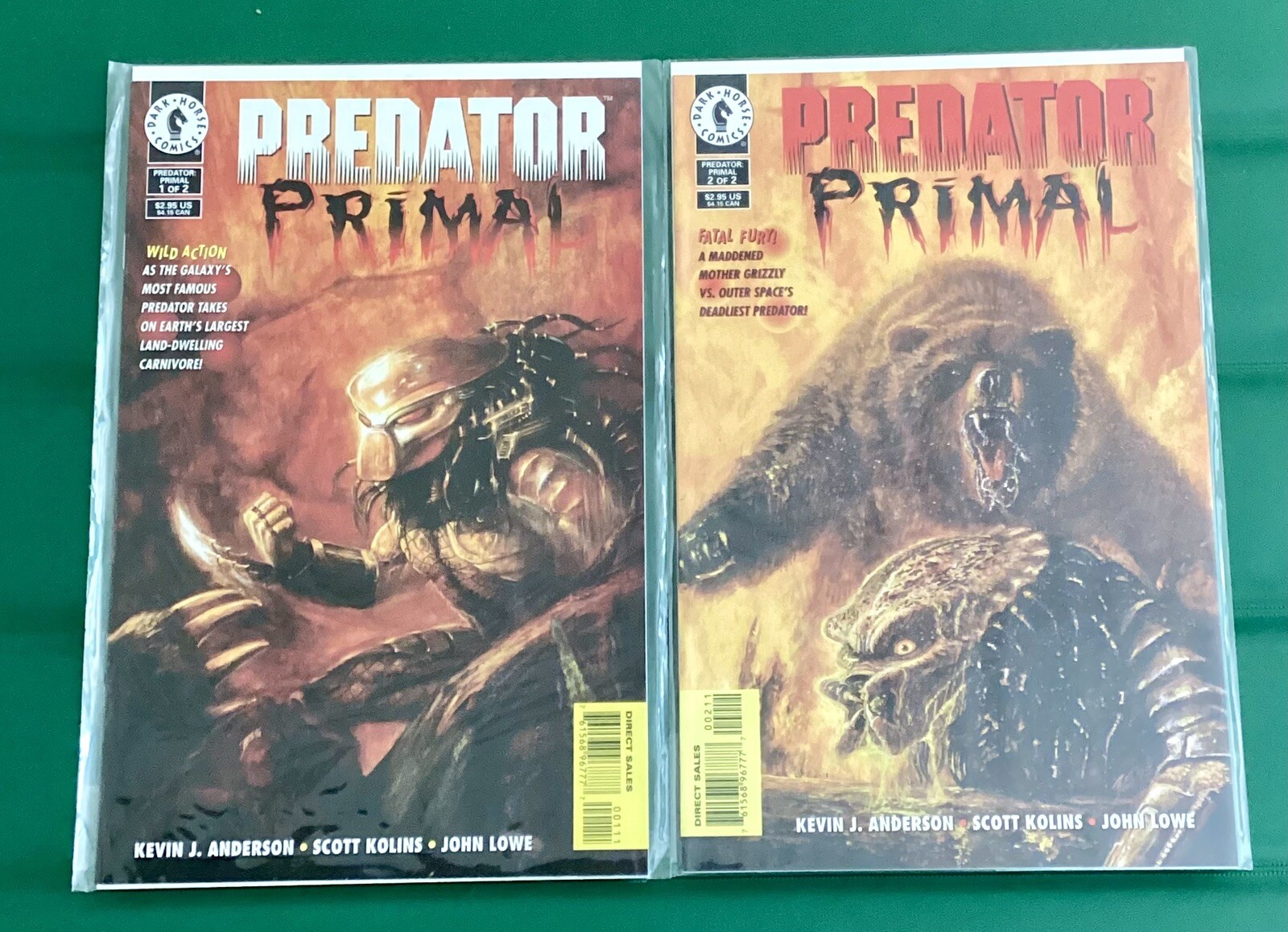 PREDATOR PRIMAL #1-2 Complete Series Set 1997 Dark Horse Movie Comics Lot | eBay