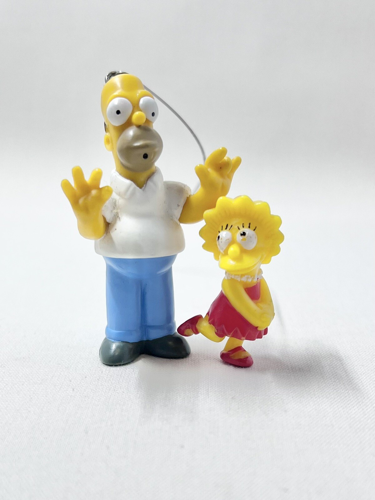 Homer Simpson 1997 Figure Wire Loop Lisa Simpson Figure The Simpsons ...