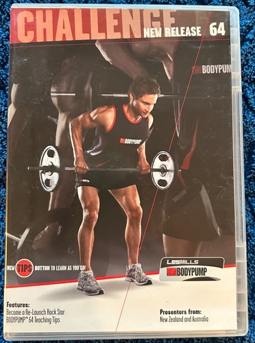 Les Mills BODYPUMP Body Pump 64 DVD + CD + Notes Strength Training Home ...