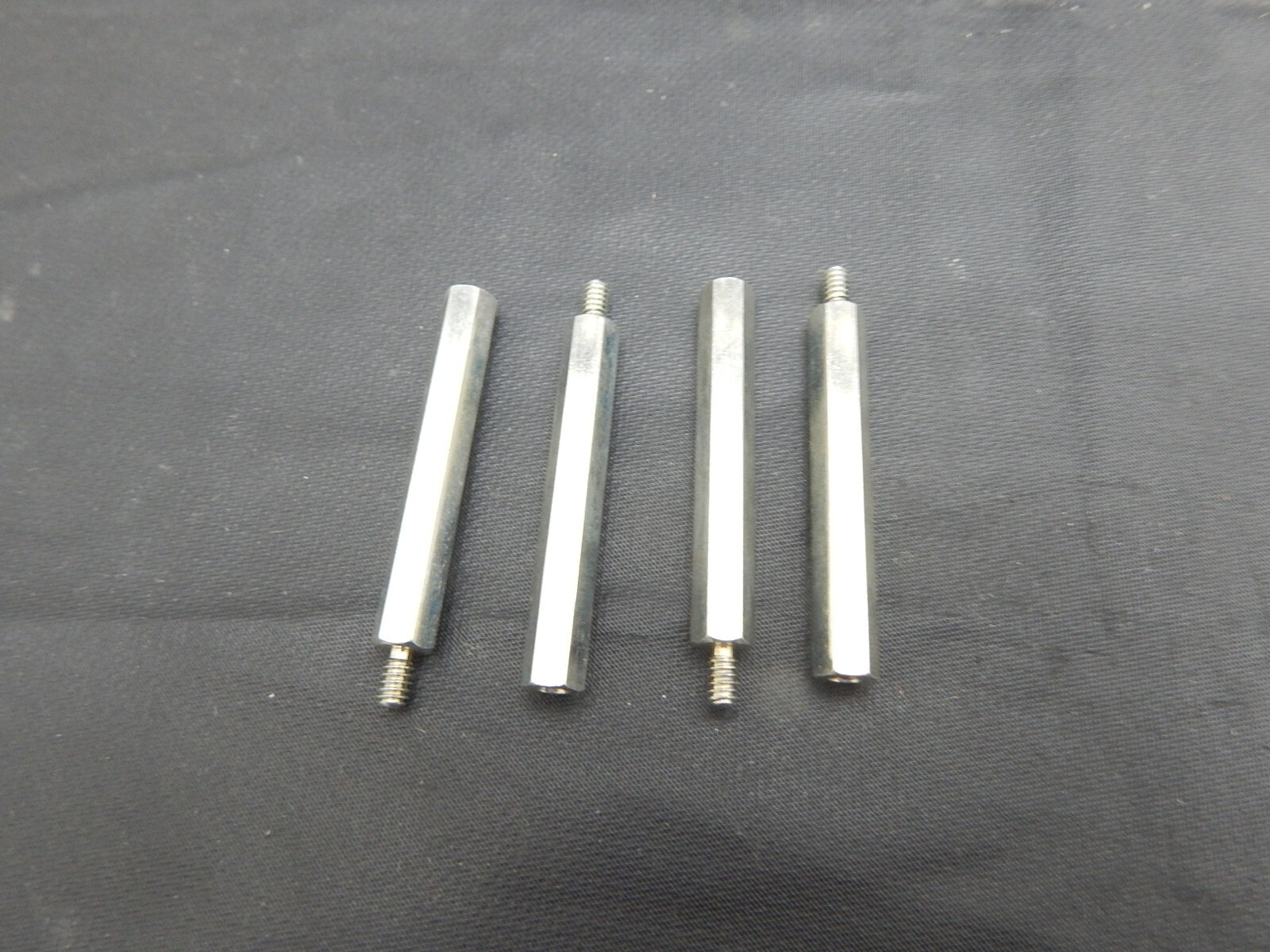 RAF SS 1/4" HEX FEMALE STANDOFF SPACER RISER 2" LONG 6/32" THREAD - LOT ...