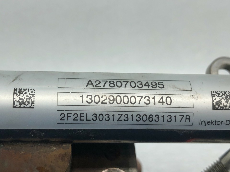 2012-2018 MERCEDES-BENZ CLS550 4.6L V8 RIGHT PASSENGER INJECTORS W/RAIL ...