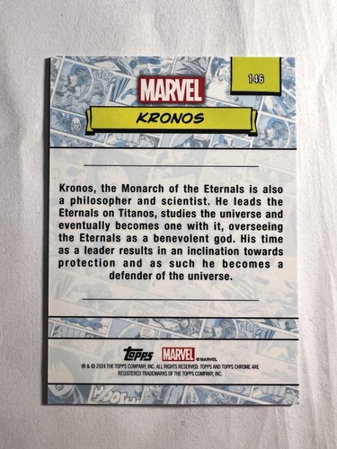 2024 Topps Marvel Sapphire Chrome Base 146 Kronos | eBay