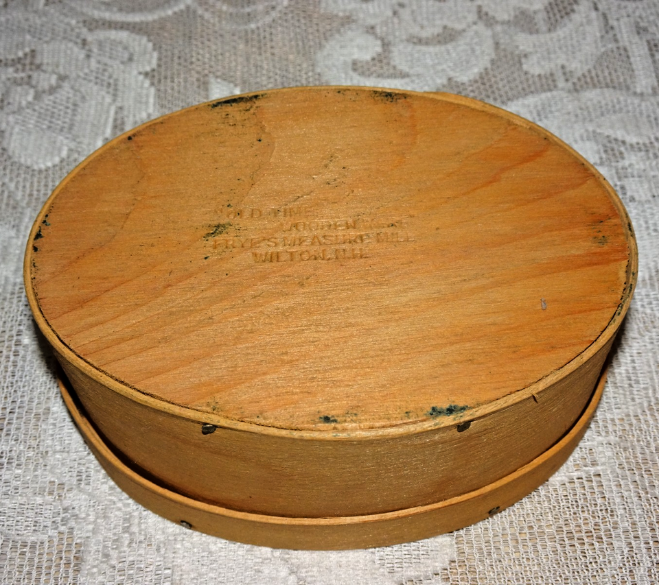 Shaker Style Storage Pantry Box Frye's Measure Mill Old Time Wooden ...