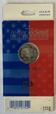 1999 Hallmark American Spirit Collection 50 States Quarter CONNECTICUT ...