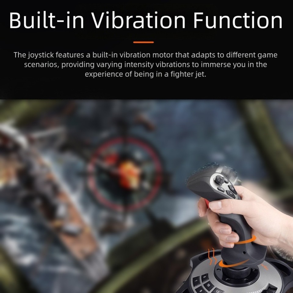 For PC Flight Simulator Joystick Controller with Precise Control for ...