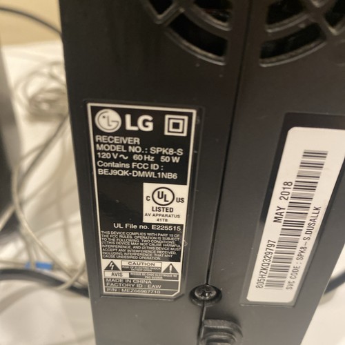 LG SPK8-S 2.0 Channel Wireless Rear Speaker Kit | eBay