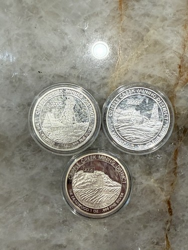 CC & V (Cripple Creek & Victor silver coins, Qty 3 = 3 oz | eBay