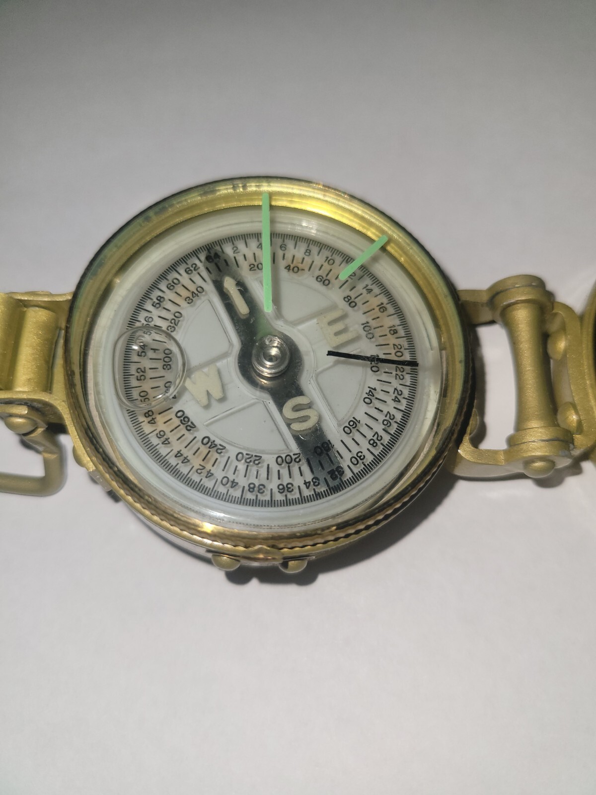 Vintage Metal Lensatic Compass Liquid Filled Made in Japan | eBay