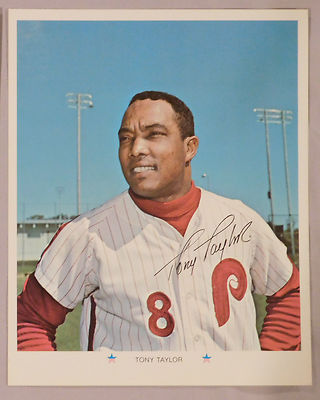 1971 Arco Phillies Tony Taylor Photo Card 8X10 PHOTO | eBay
