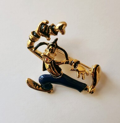 DISNEY Napier Goofy Enamel Pin Brooch | eBay