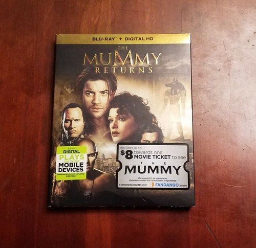 The Mummy Returns (2001) Blu-Ray w/ OOP Slipcover Brendan Fraser Sealed New | eBay