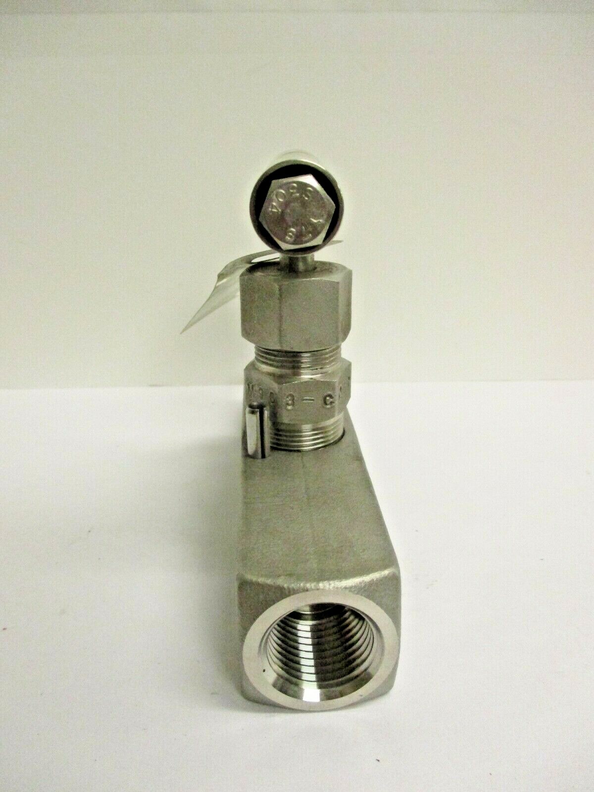 KF INDUSTRIES, 3/4"M X 1/2"F NEEDLE VALVE, SS, 6000 PSI, N18-12345 | eBay