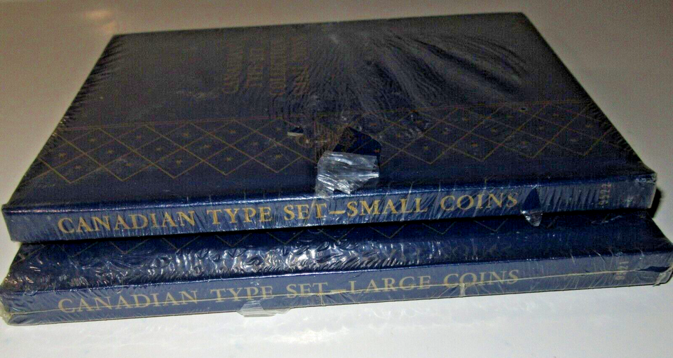 NOS NEW Whitman Bookshelf Albums 9521 9522 Canada Type Set, Large ...