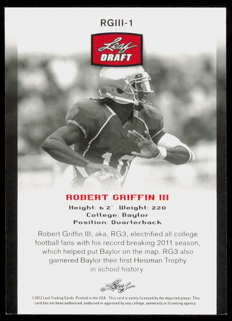 Rg3 Baylor Record