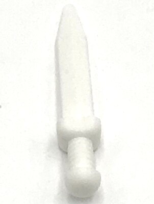 Lego New White Minifigure Weapon Sword Roman Gladius with Thick ...