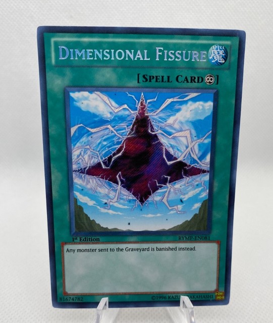 Yu-Gi-Oh! TCG Dimensional Fissure Ra Yellow Mega-Pack RYMP-EN081 1st ...