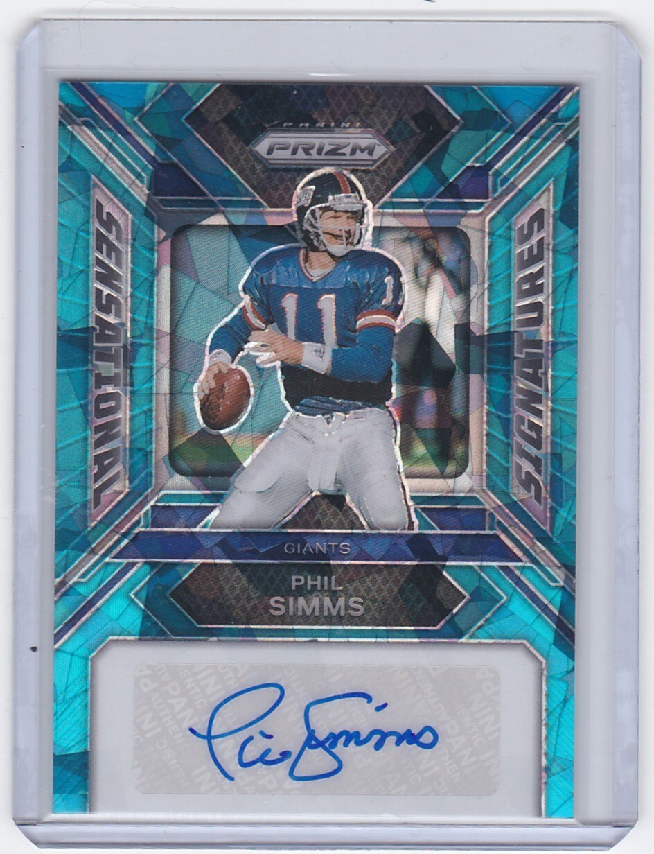 2023 Panini Prizm Football Sensational Signatures Phil Simms Auto /99 ...