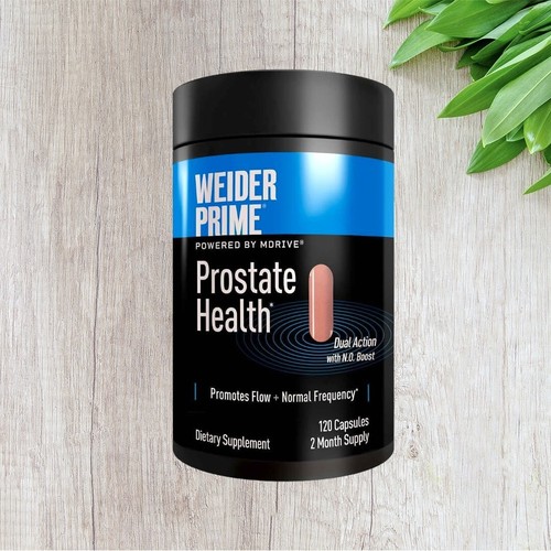 Weider Prime Prostate Health Dual Action 120 Veggie Capsules ...