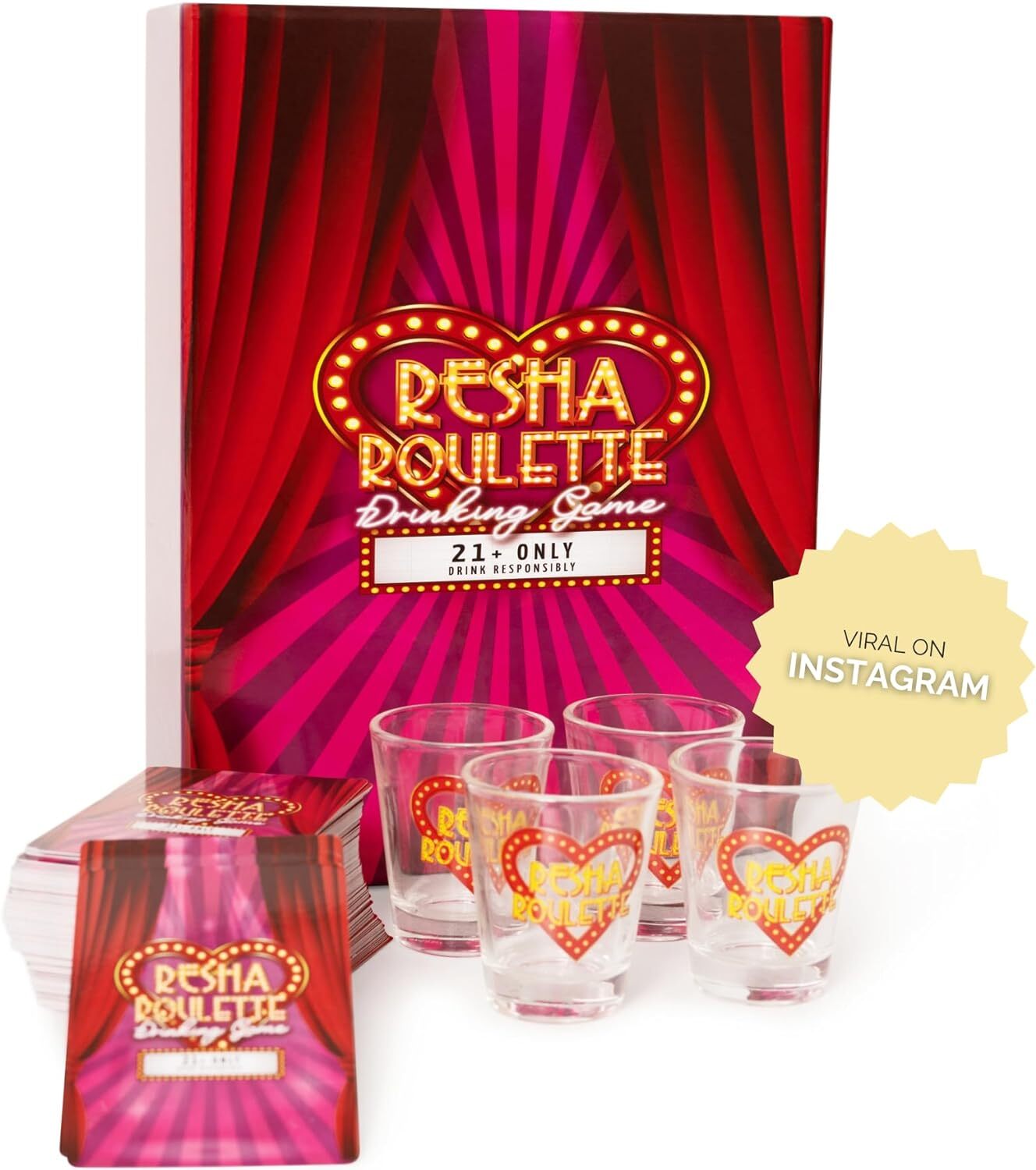 Caresha Please - Resha Roulette - A Drinking Card Game for Parties and ...