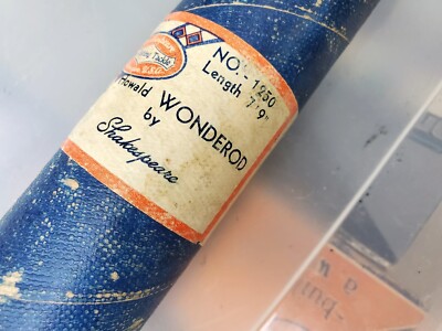 Beautiful VTG Shakespeare Howald Wonderod No.1250 7'9" Fiberglass 2pc ...