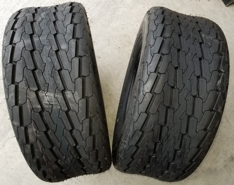 2 - 20.5X8.0-10 12 Ply Deestone D268 Trailer Tires pontoon camper ...