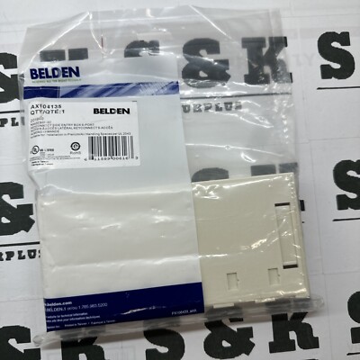 Belden ENT AX104135 | Keyconnect Side-entry Box With Shutter Door 6 ...