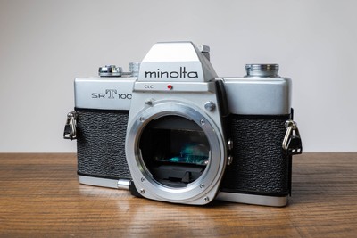 MINOLTA SRT 100 SLR Film Camera - Read Description | eBay