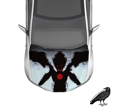 Demon Black Clover 01 Anime Hood Wrap Weatherproof Vinyl Car Decal 50 ...