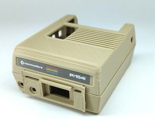 Case for Pi1541 (Pi1581) Raspberry Pi 3A styled Commodore VC1541 floppy ...