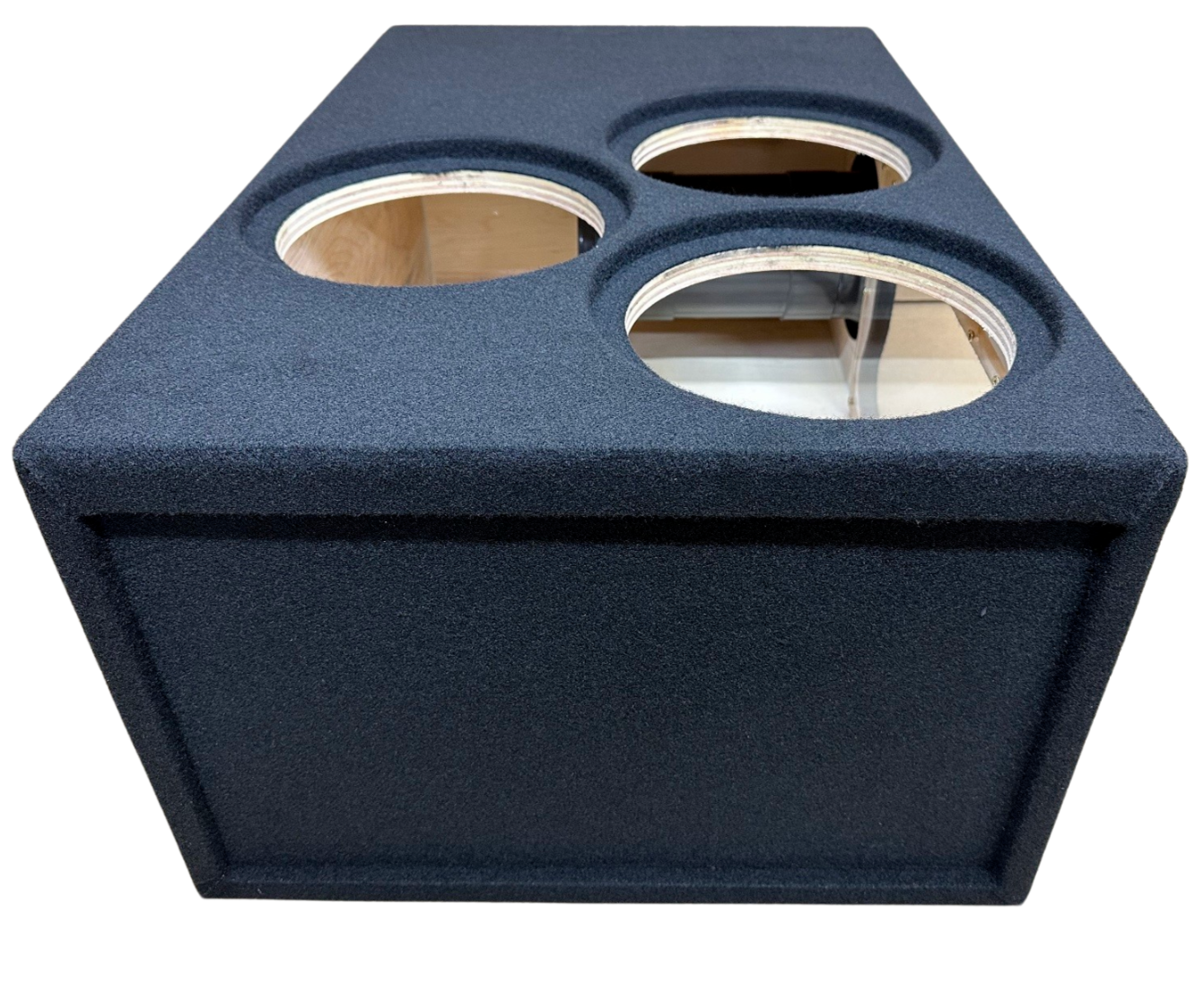 Custom Ported Sub Box Enclosure for 3 10" Subs ~ PLEXIGLASS WINDOW ...