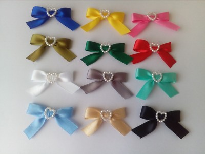 Small Ribbon Bows Pre Tied Self Adhesive Bows Gift Diy Decoration Bows ...