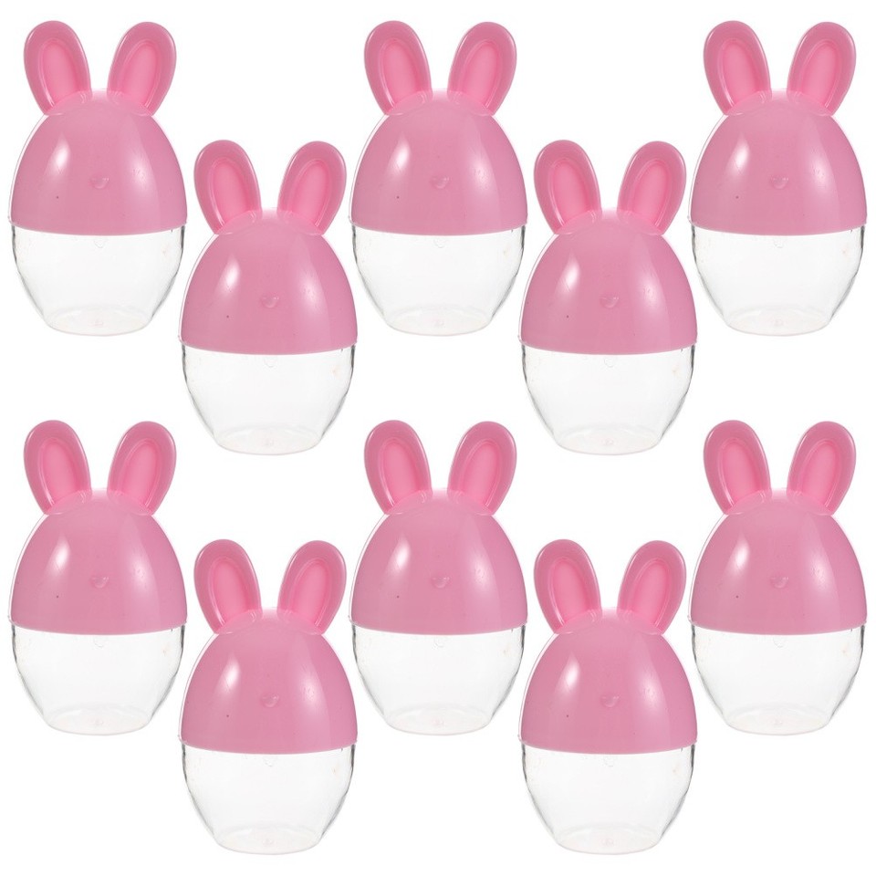 10 Pcs Fillable Treat Containers Clear Easter Candy Boxes for Party ...