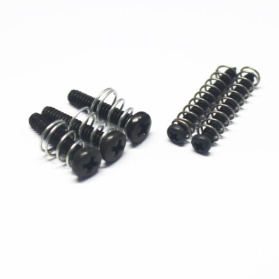 Tele Neck and Bridge Pickup Mounting Screws w Springs Black For ...