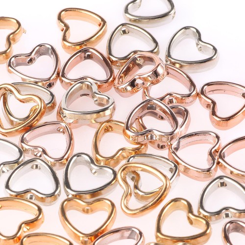 Heart Shaped Ccb Beads - Kc Gold Plated Bead Frames Diy Jewelry ...