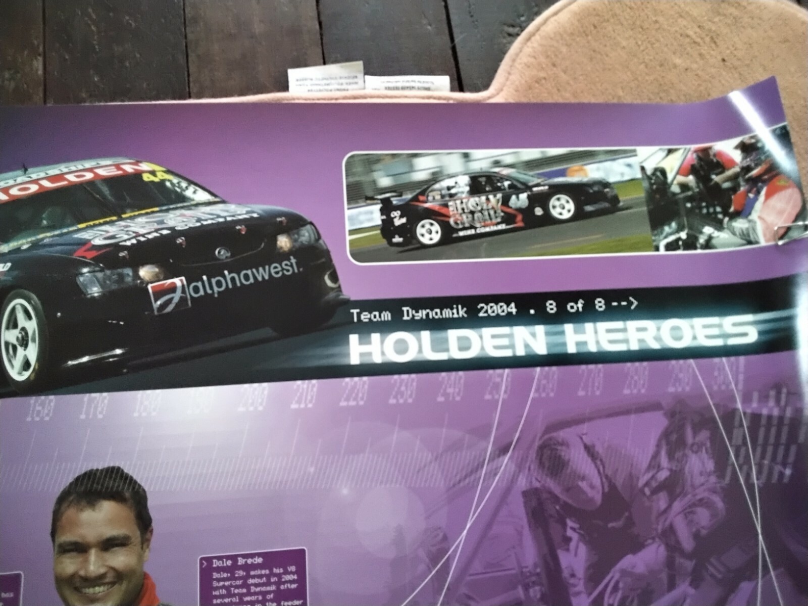 Holden Heroes Simon wills racing team poster nos stock Holden parts ...