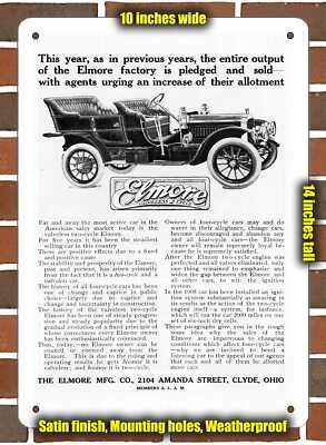 Metal Sign - 1908 Elmore- 10x14 inches | eBay
