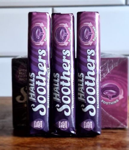 Halls Soothers Blackcurrant Juice & Throat Sweets x3 | eBay UK