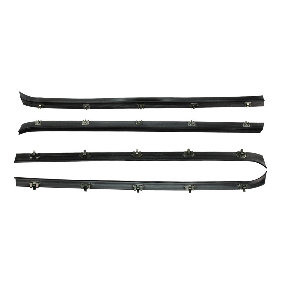 Front Door Window Run Sweep Felts for Chevy GMC Truck Weatherstrip ...