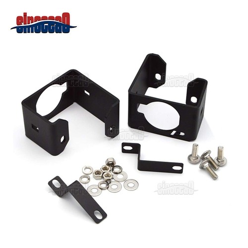 Fog Light Pod Bumper Mounts Brackets For 17-18 19 F250 F350 F450 F550 ...