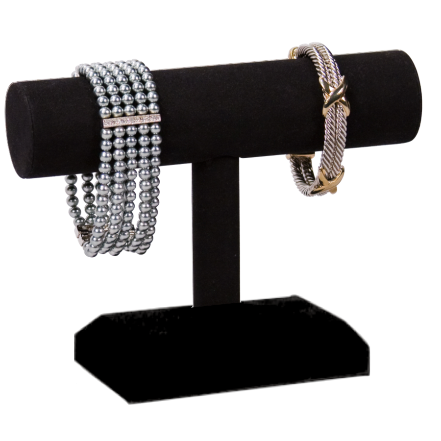 Bracelet Displays Watch Holder Chain Display T-Bar Black Velvet Jewelry ...