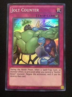 Yu-gi-oh! - Jolt Counter - WSUP-EN015 - Super Rare - 1st Edition - Mint ...