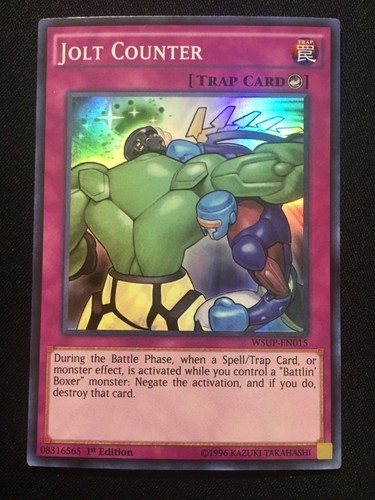 Yu-gi-oh! - Jolt Counter - WSUP-EN015 - Super Rare - 1st Edition - Mint ...
