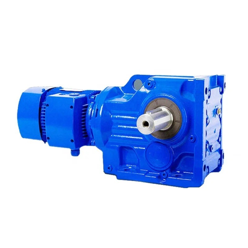Helical Gear Reducer Horizontal Vertical Transmission R37/R47/R57/R67 ...