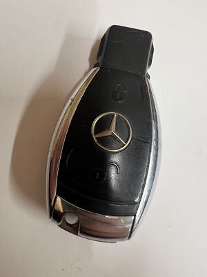 GENUINE MERCEDES 2 BUTTON REMOTE SMART KEY FOB E S R CLASS ETC TESTED ...