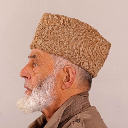 Karakul Jinnah Persian Lamb Broadtail Kufi Fur Sheep Hat Karzai Cap ...