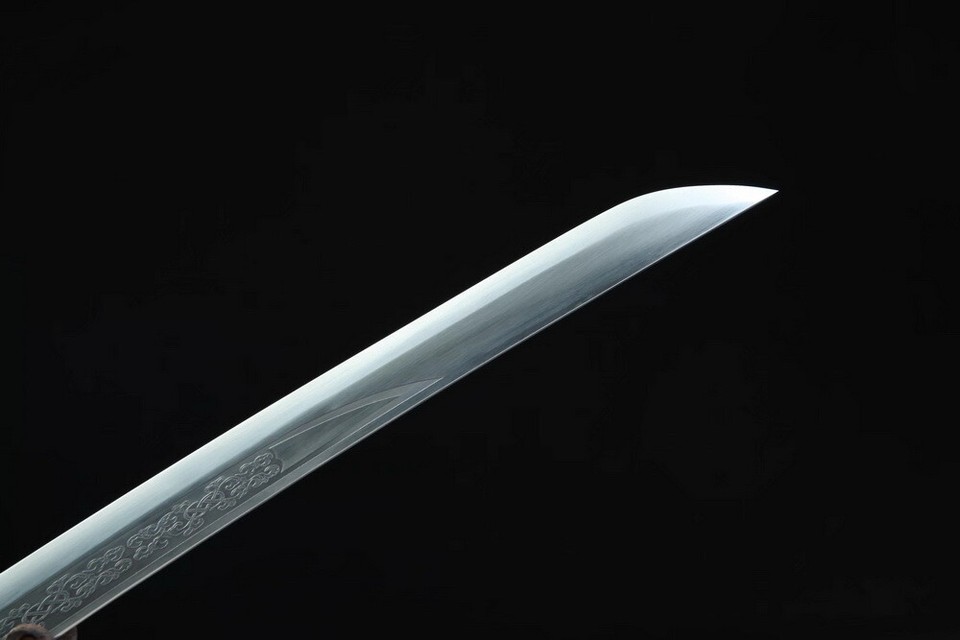 Nice Brass Dragon Head Handle Saber Sword Hunting Knife Stainless Steel ...