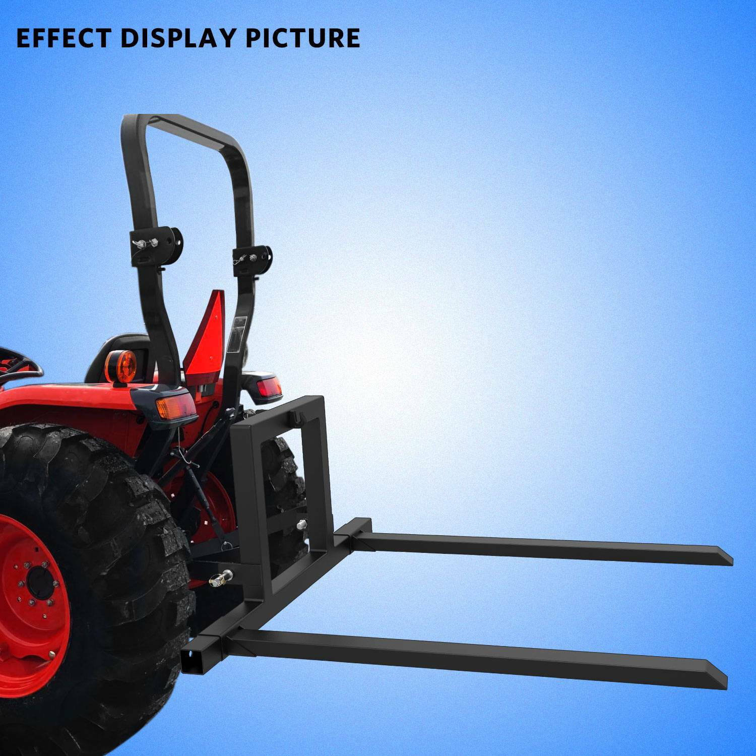 3 Point Hitch Pallet Forks Attachments Cat 1 Tractor Carryall ...