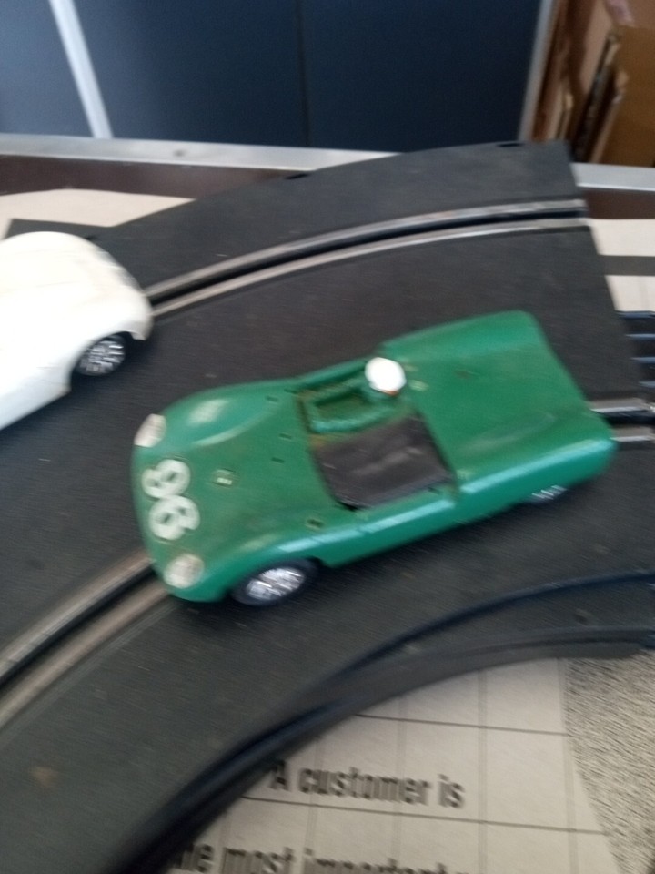 Vintage 1960's Strombecker Slot Car International Road Racing Set Model ...