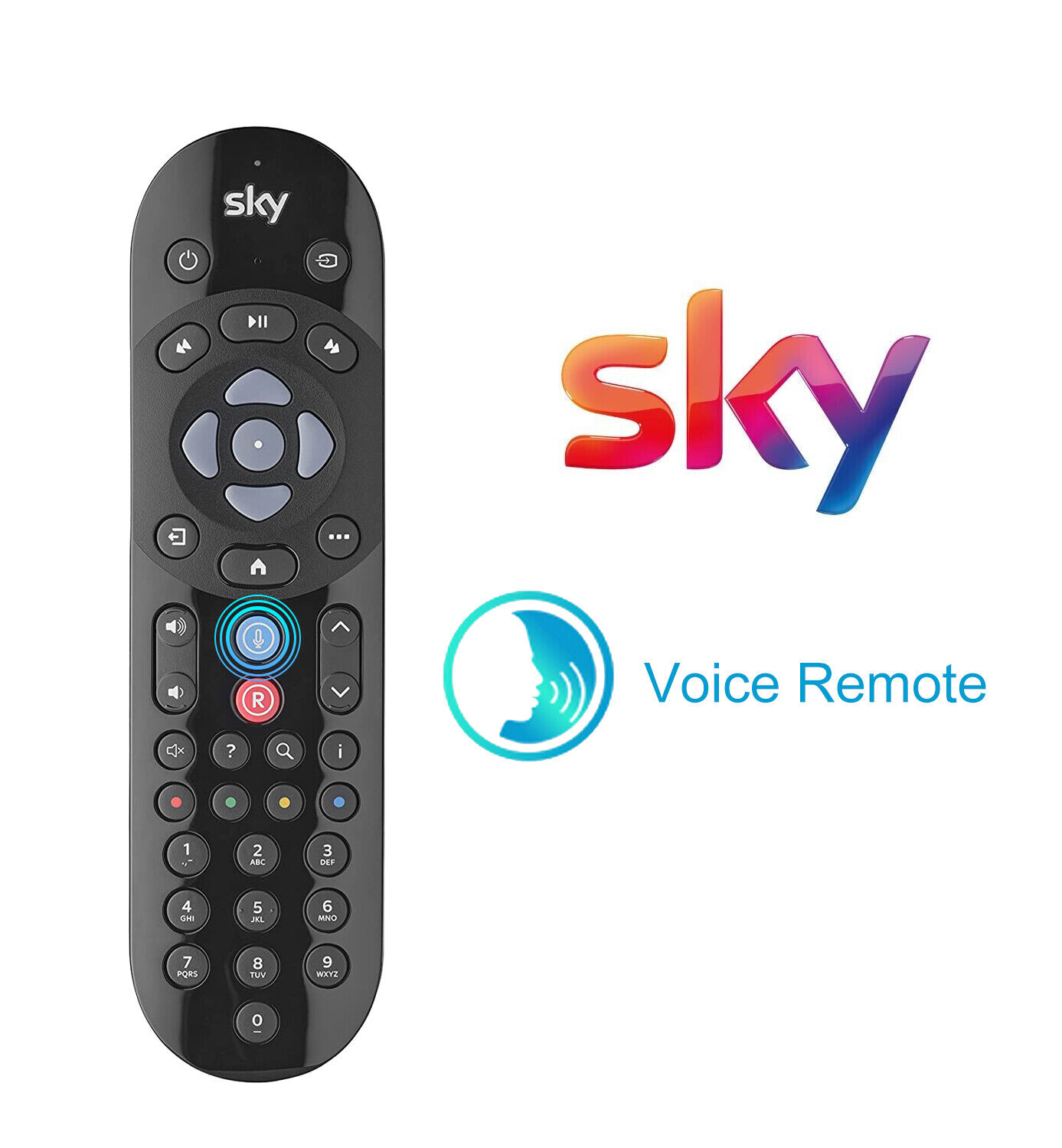 Sky Q Voice Remote Control Replacement Bluetooth For Sky Q Box & Mini ...