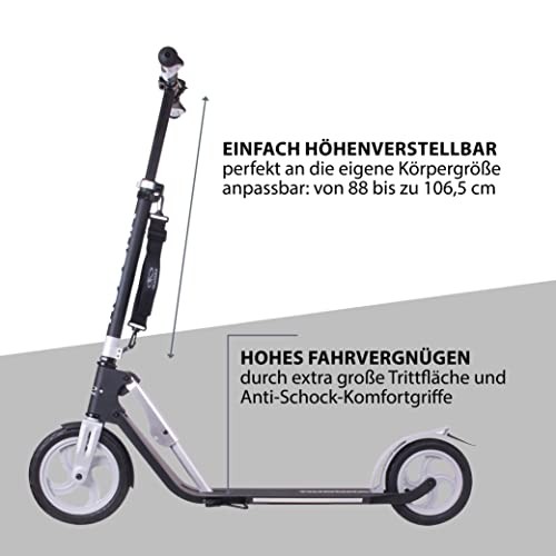 (TG. 230 mm) Hudora Air 230, Monopattino Big Wheel in Alluminio Bambino ...